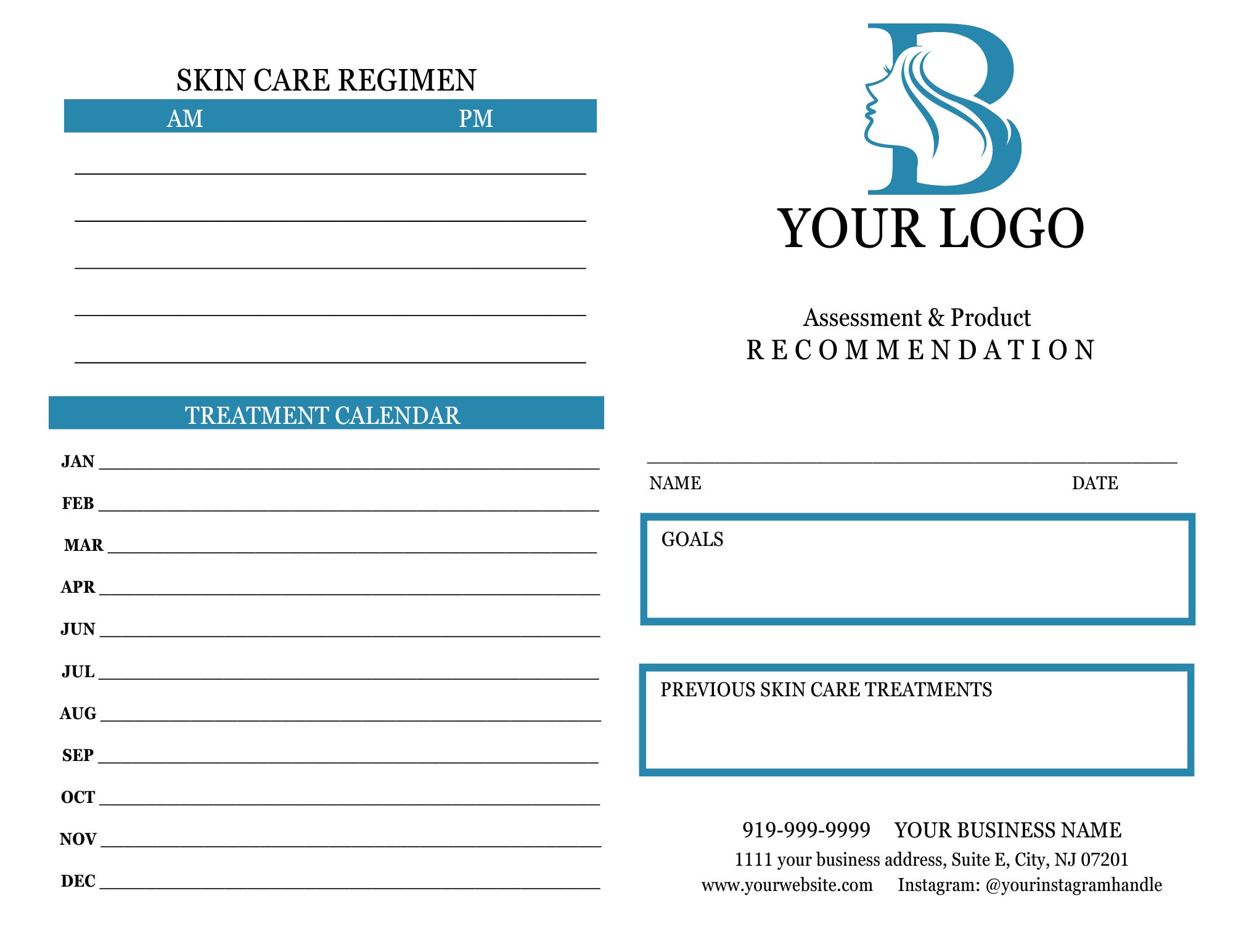 Aesthetic Assessment Form - Etsy