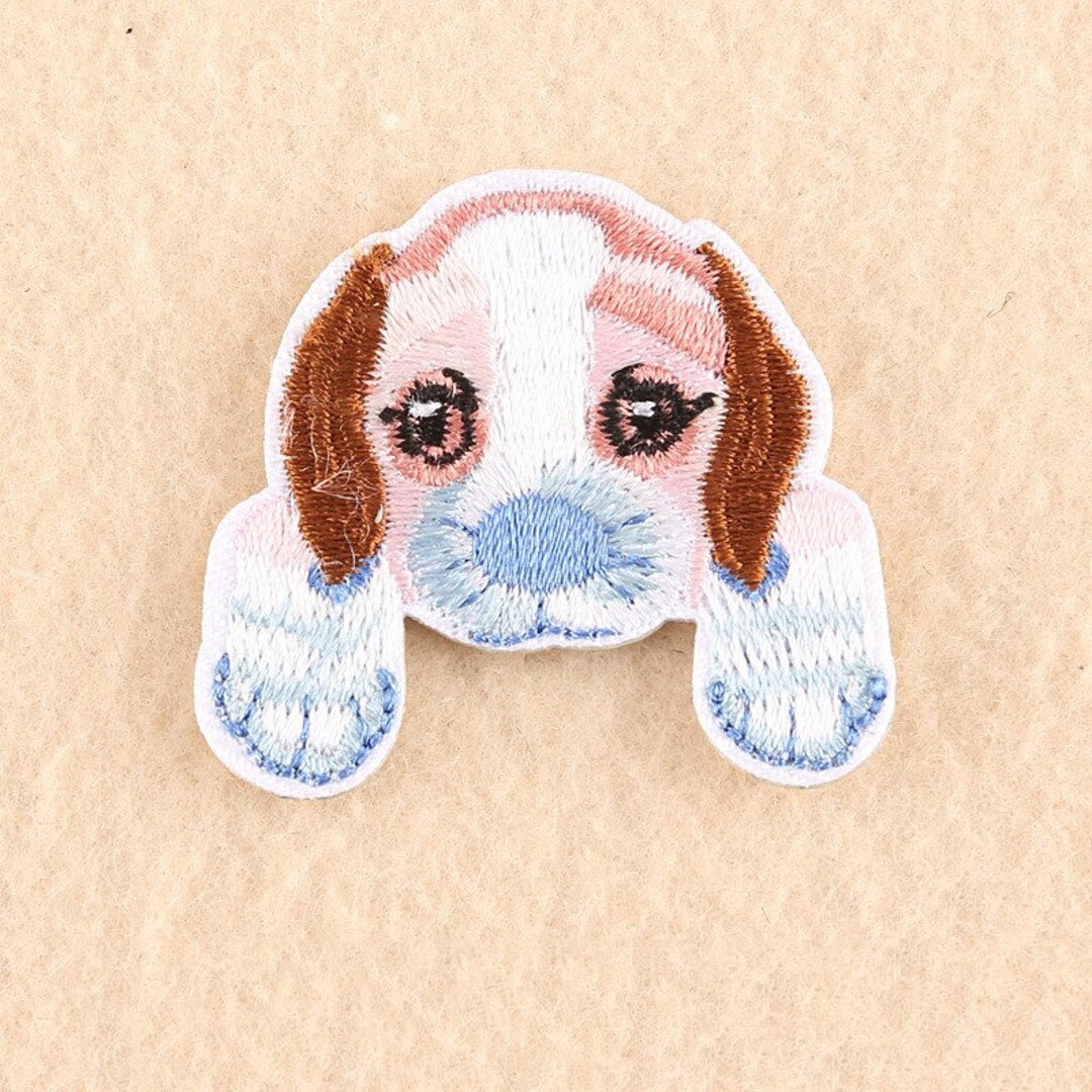 Pocket Beagle Pup - Iron on Patch - Embroided Patch - Applique - Etsy