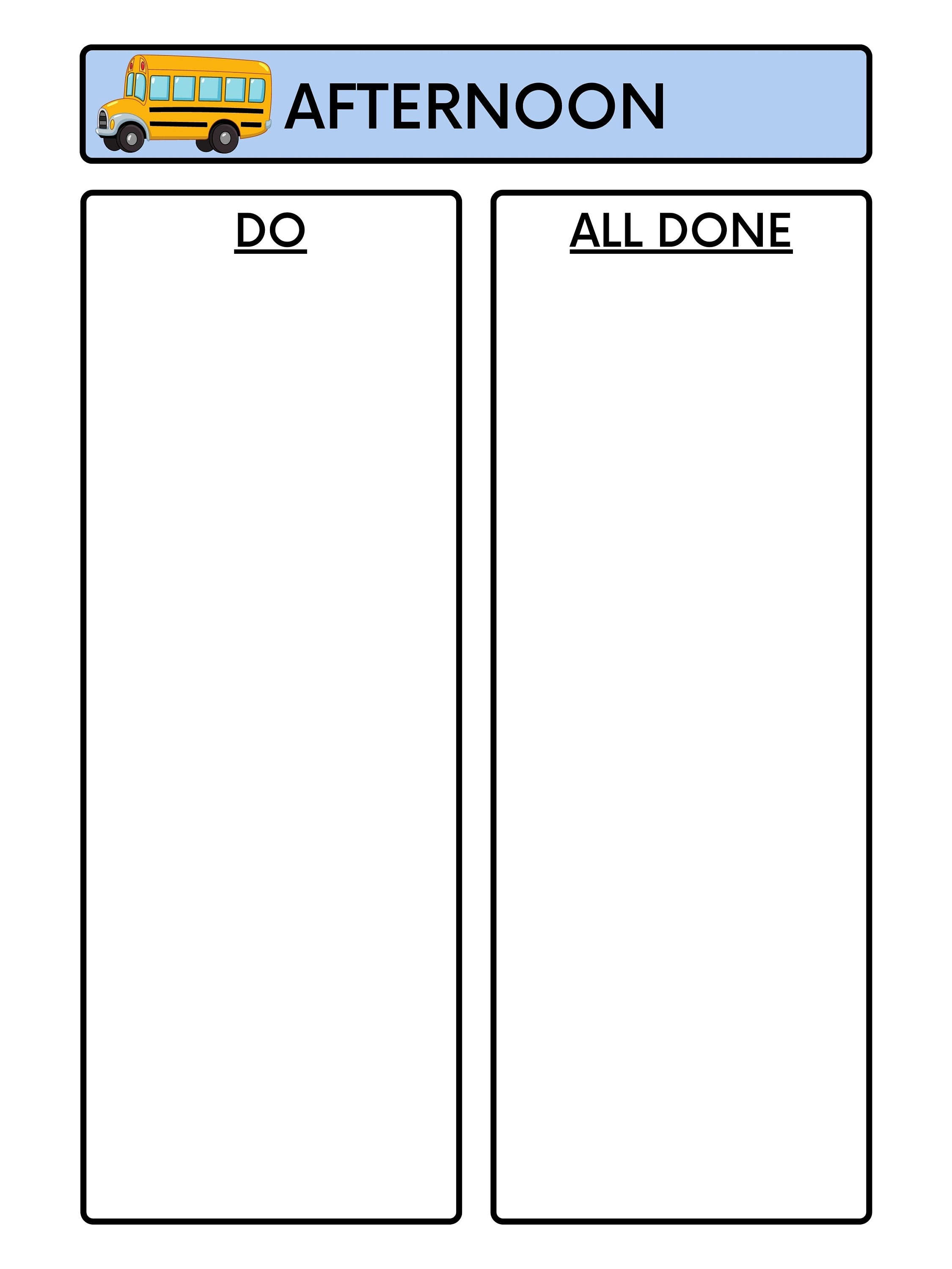 Visual Schedule for Kids - Etsy