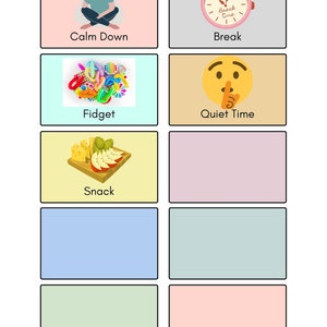 Visual Schedule for Kids - Etsy