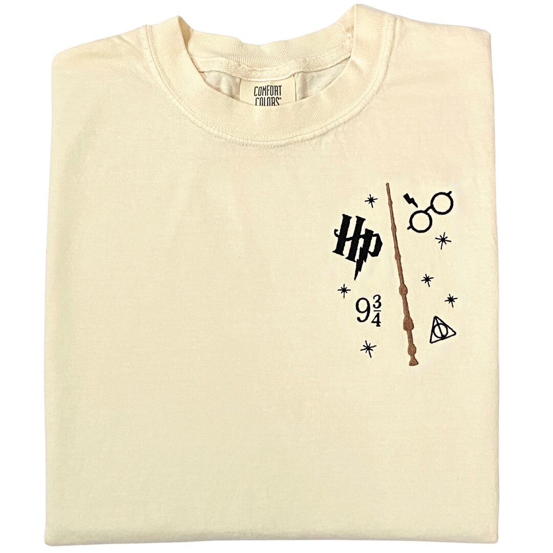 Wand Embroidered T-shirt, Wizard T-shirt, Magic, Gift - Etsy
