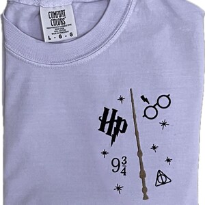 Wand Embroidered T-shirt, Wizard T-shirt, Magic, Gift - Etsy