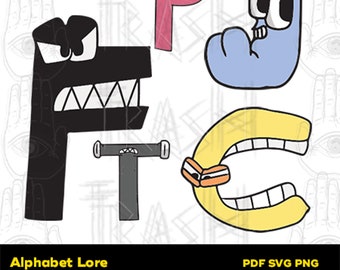 Alphabet Lore Svg - Etsy Sweden