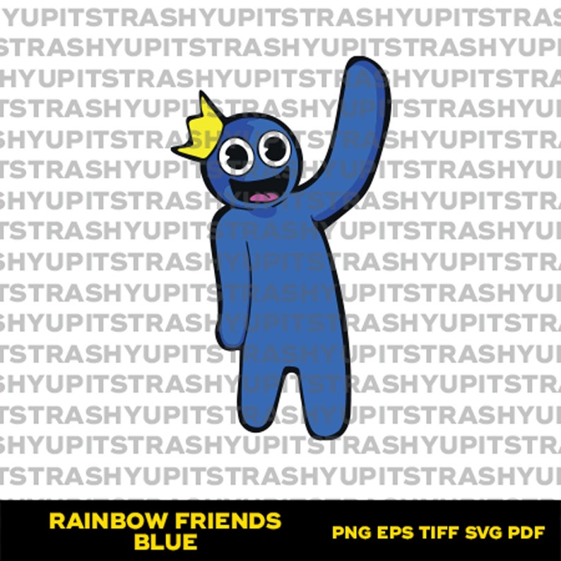 The Rainbow Gang Blue Games PNG SVG EPS Tiff Pdf - Etsy