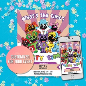Invitación electrónica para la fiesta de cumpleaños de los Critters ...