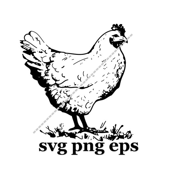 Chicken Svg - Etsy