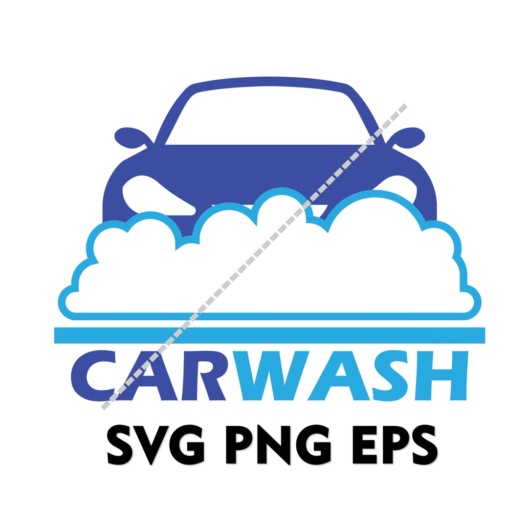 Car Wash Logo SVG PNG EPS Instant Download - Etsy