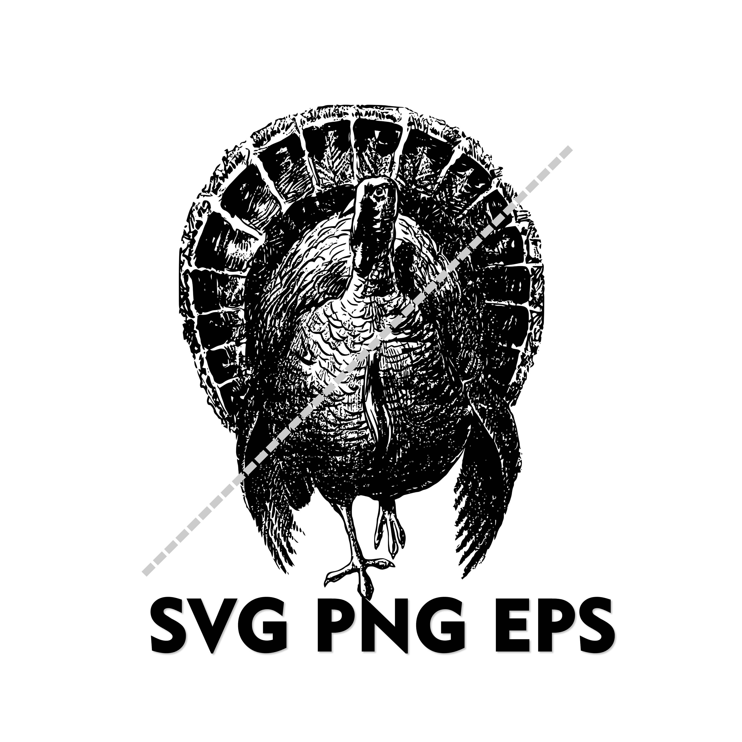 Turkey SVG PNG EPS Clipart - Etsy