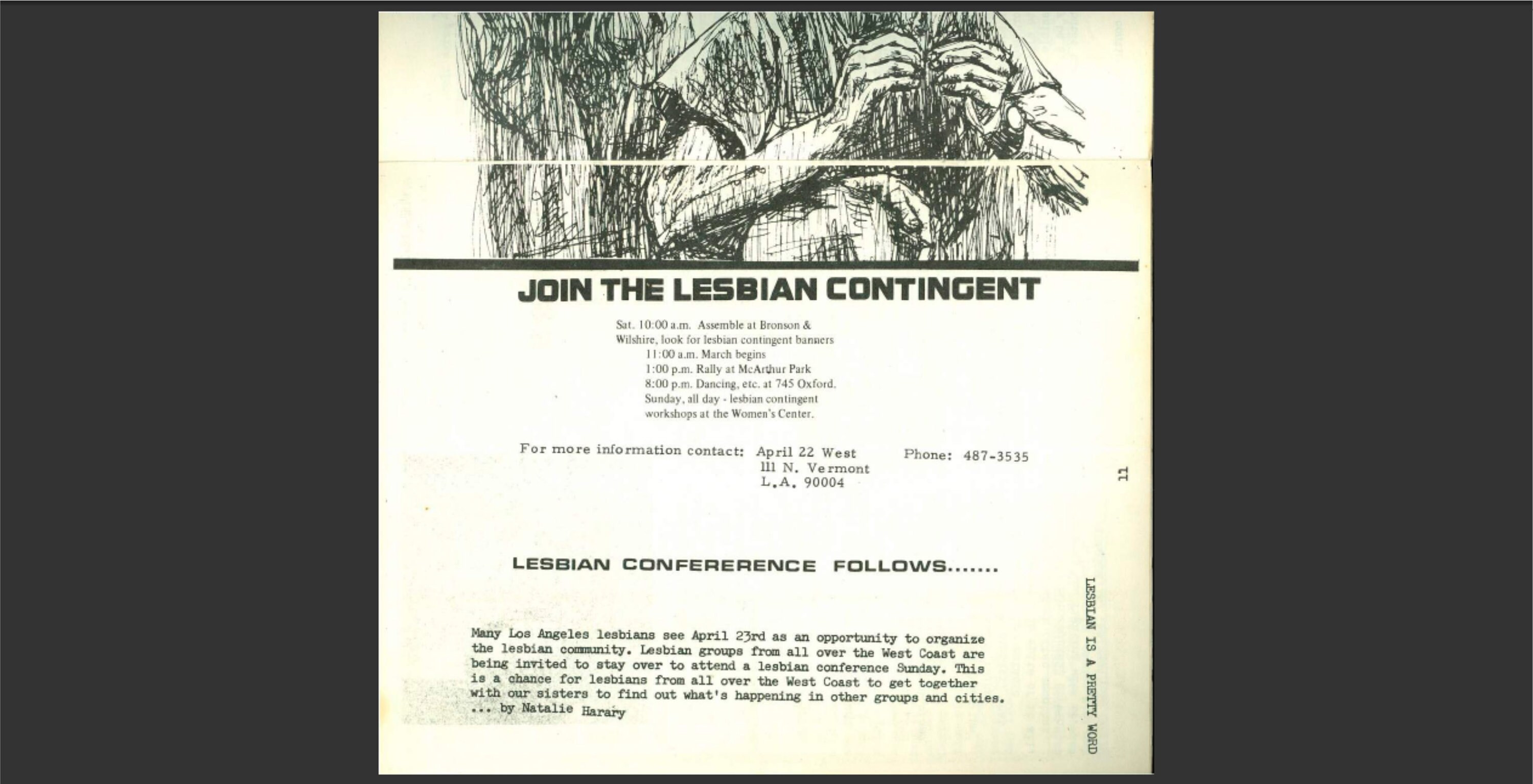 The Lesbian Tide Magazine April 1972 PDF Download - Etsy