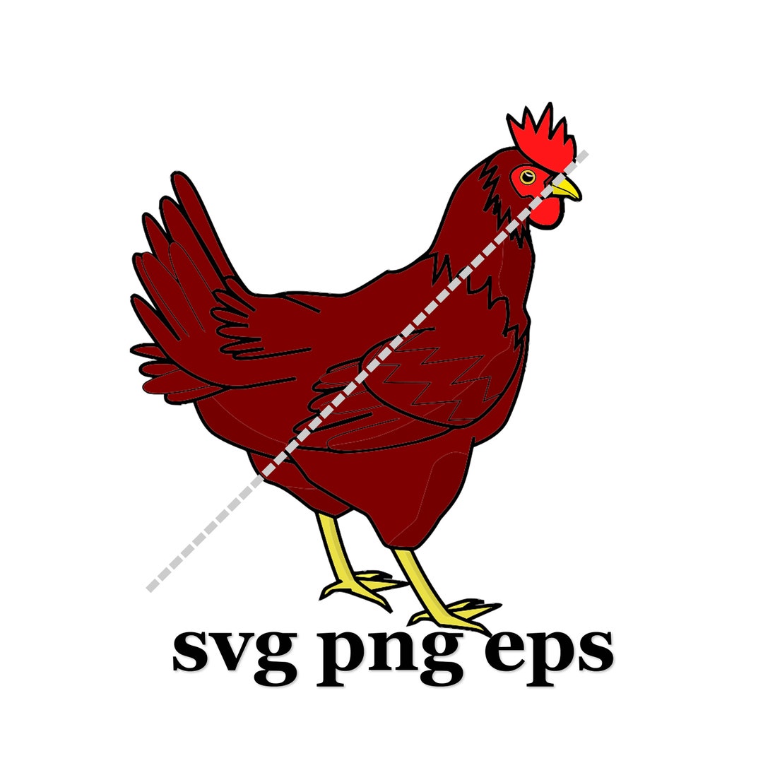 Chicken SVG PNG EPS - Etsy