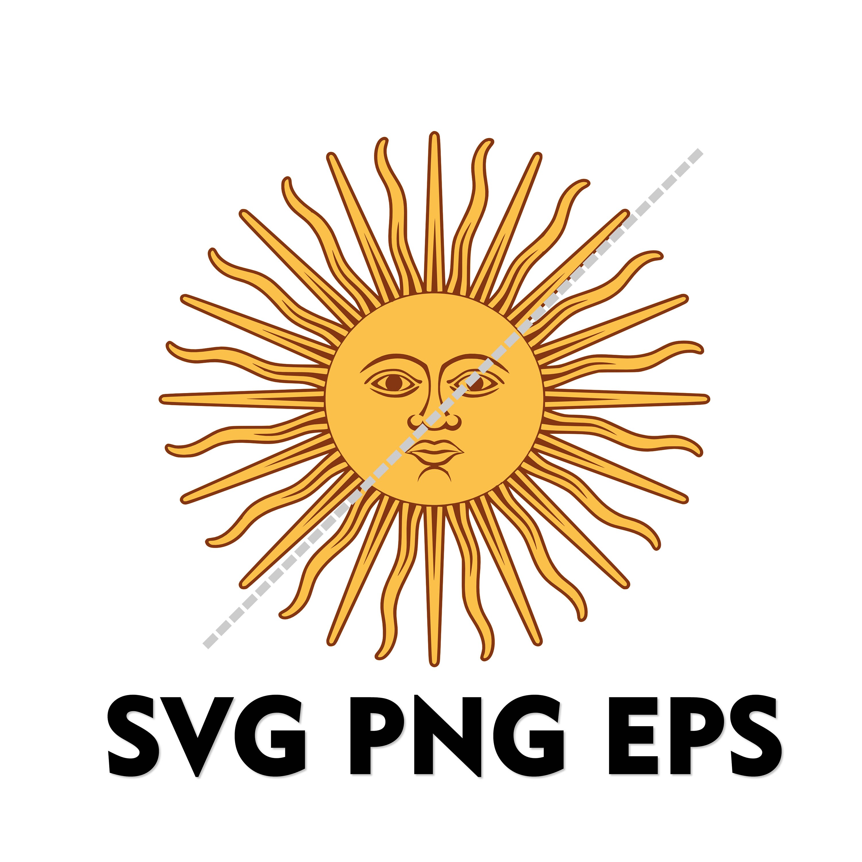 Sun Svg Png Eps Clipart Etsy