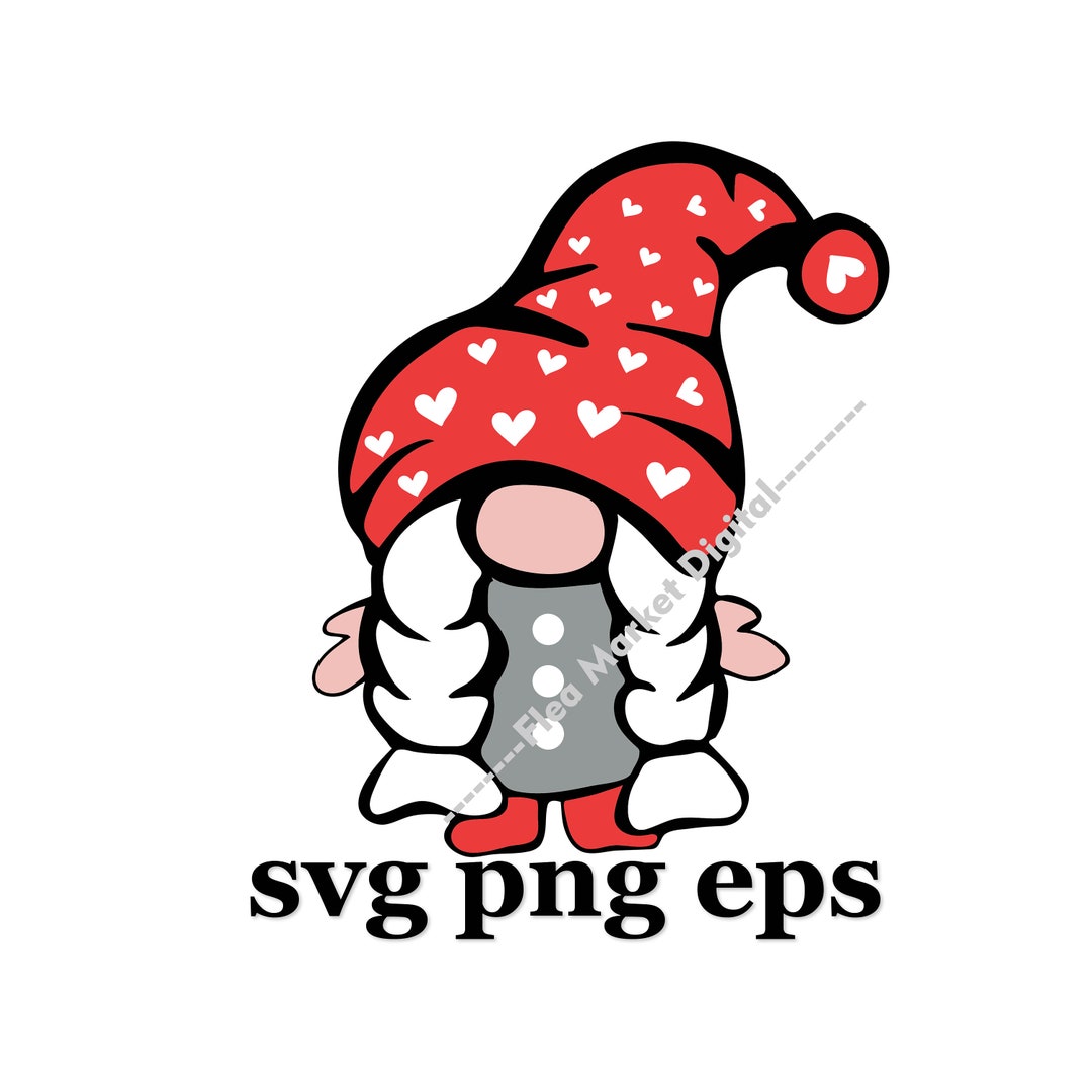 Girl Gnome SVG PNG EPS Clipart # 11 - Etsy