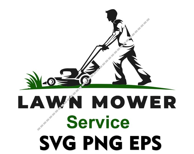 Racing Lawnmower Cartoon Isolated Vector Illustration Digital Download ...