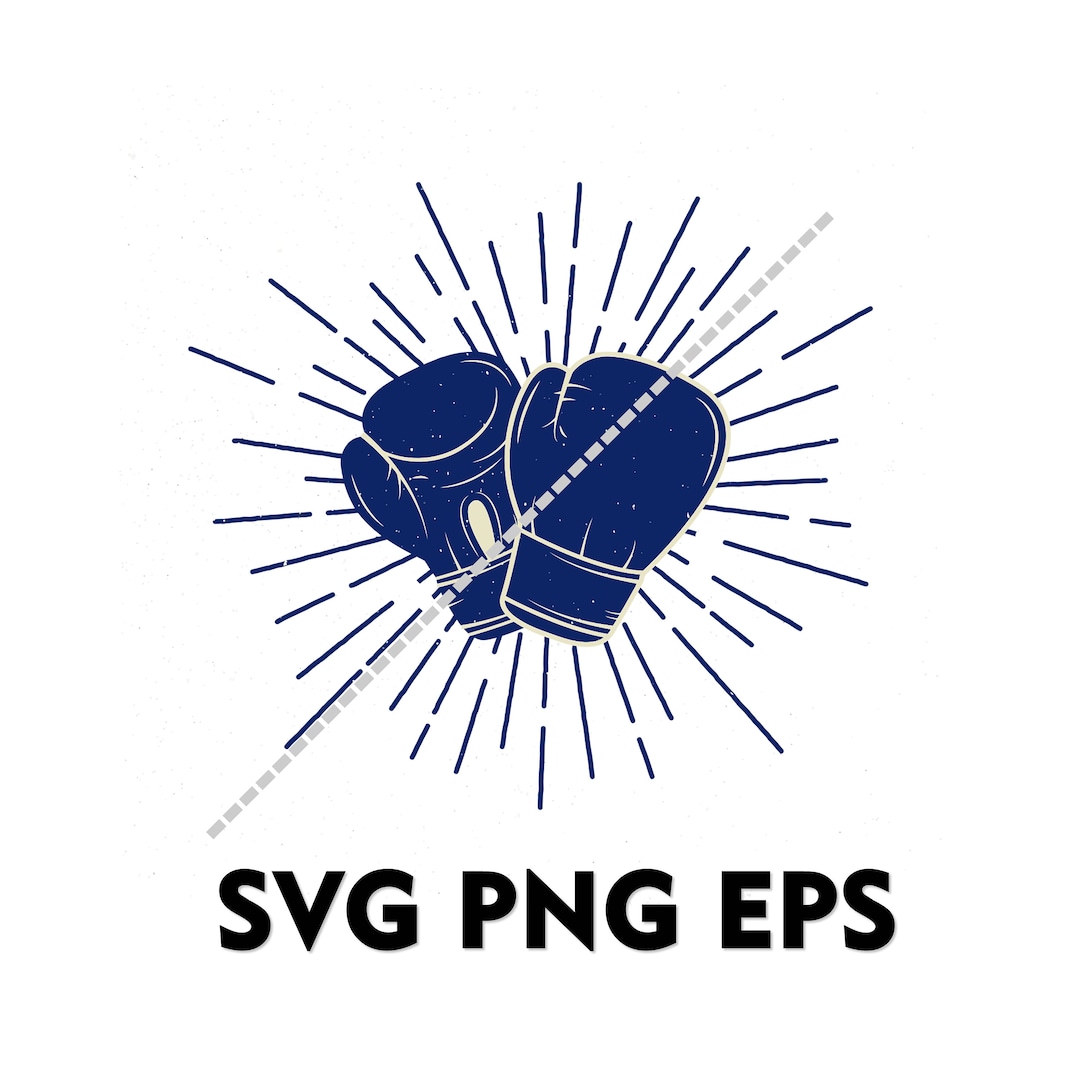 Boxing Gloves SVG PNG EPS - Etsy
