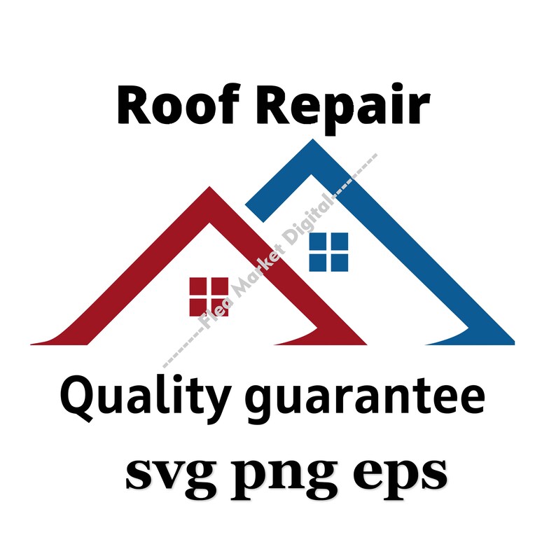Roofer Roofing Logo SVG PNG EPS Clipart - Etsy