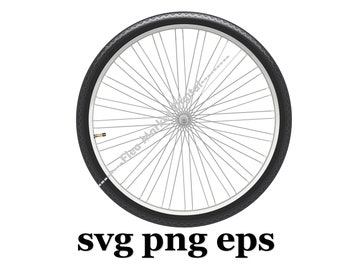 Bicycle Wheel Svg, Bicycle Svg, Cycling Svg, Bicycle Wheel Dxf, Bicycle ...