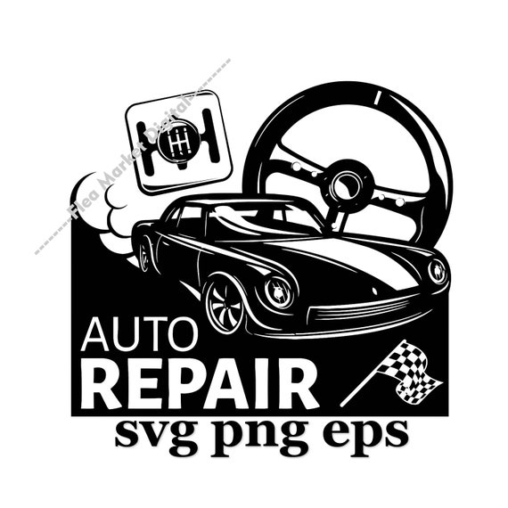 Auto Mechanic Garage Clip Art