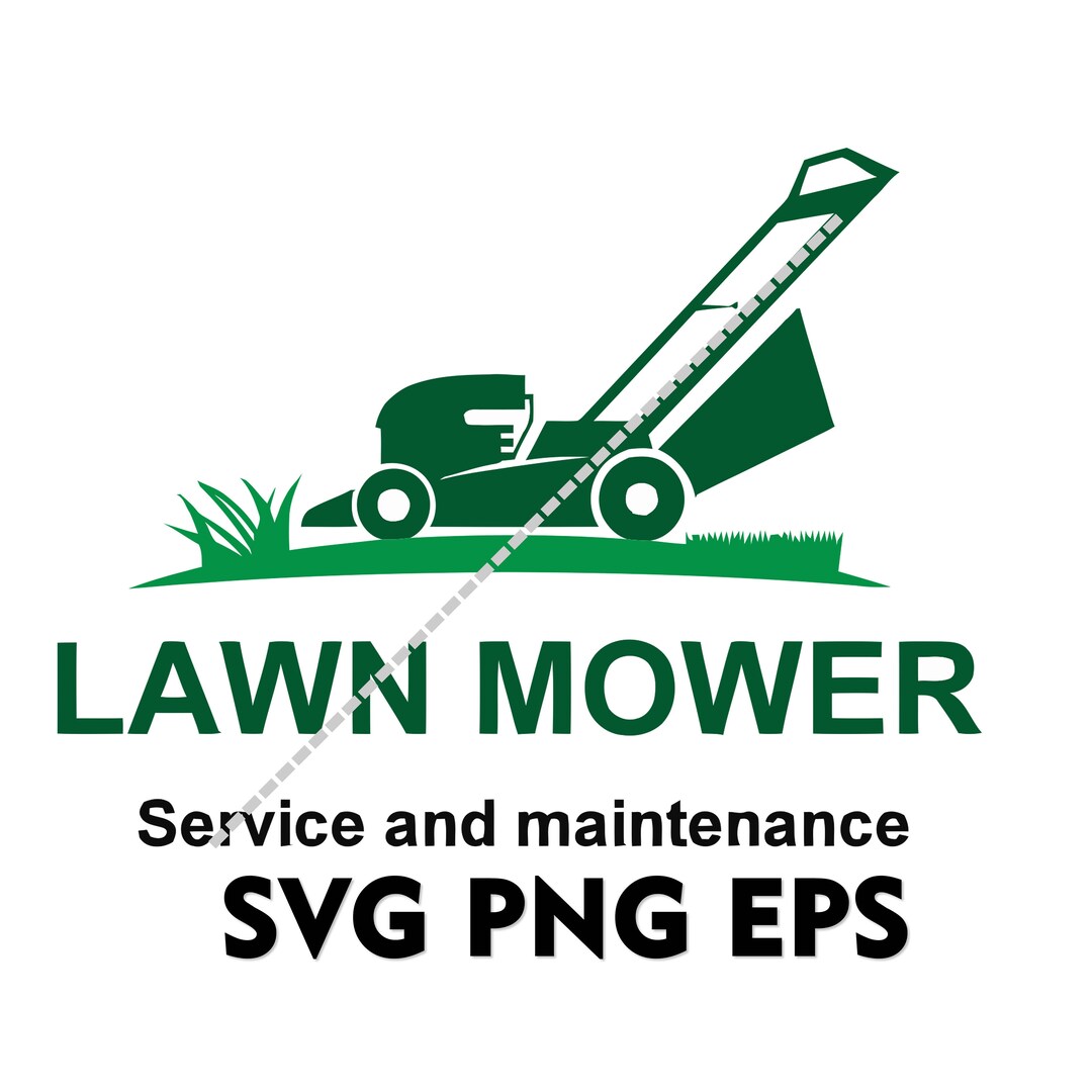 Lawn Mower Service Logo SVG PNG EPS Instant Download - Etsy