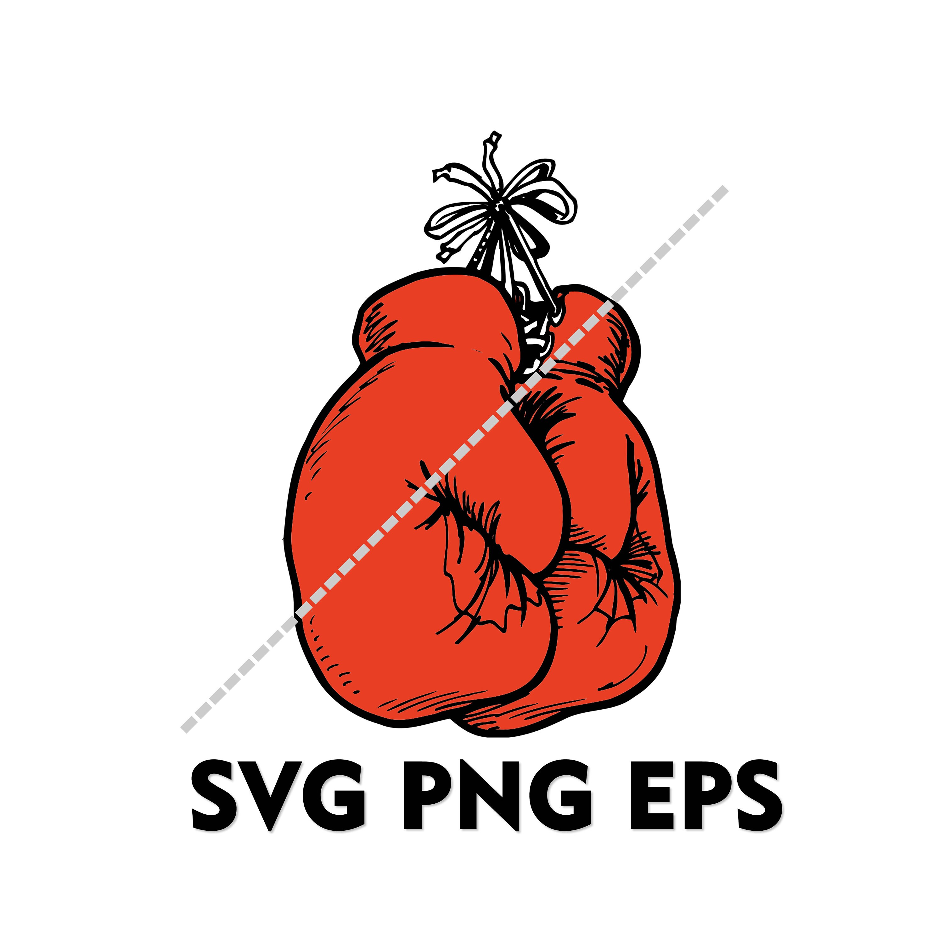 Boxing Gloves SVG PNG EPS - Etsy
