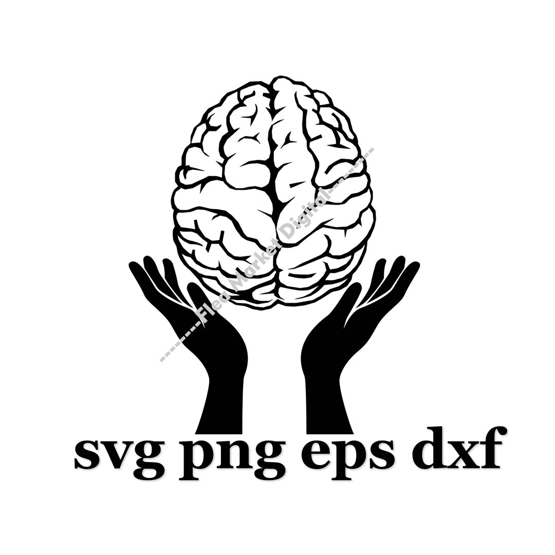 Mental Health SVG PNG EPS Dxf Clipart 1 - Etsy