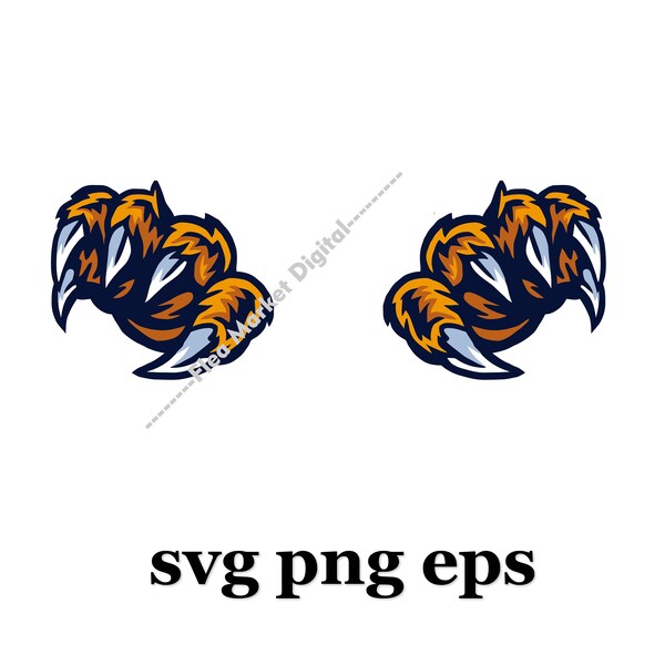 Lion Claw Svg - Etsy