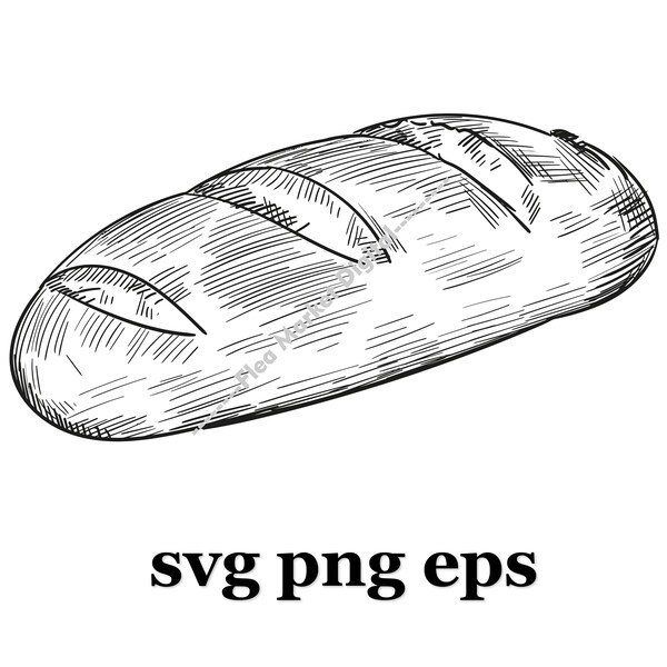Loaf of Bread Svg - Etsy