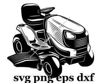 Lawn Mower 2 Svg Png Dxf Eps Pdf Transparent Vector Graphic Design Cut ...