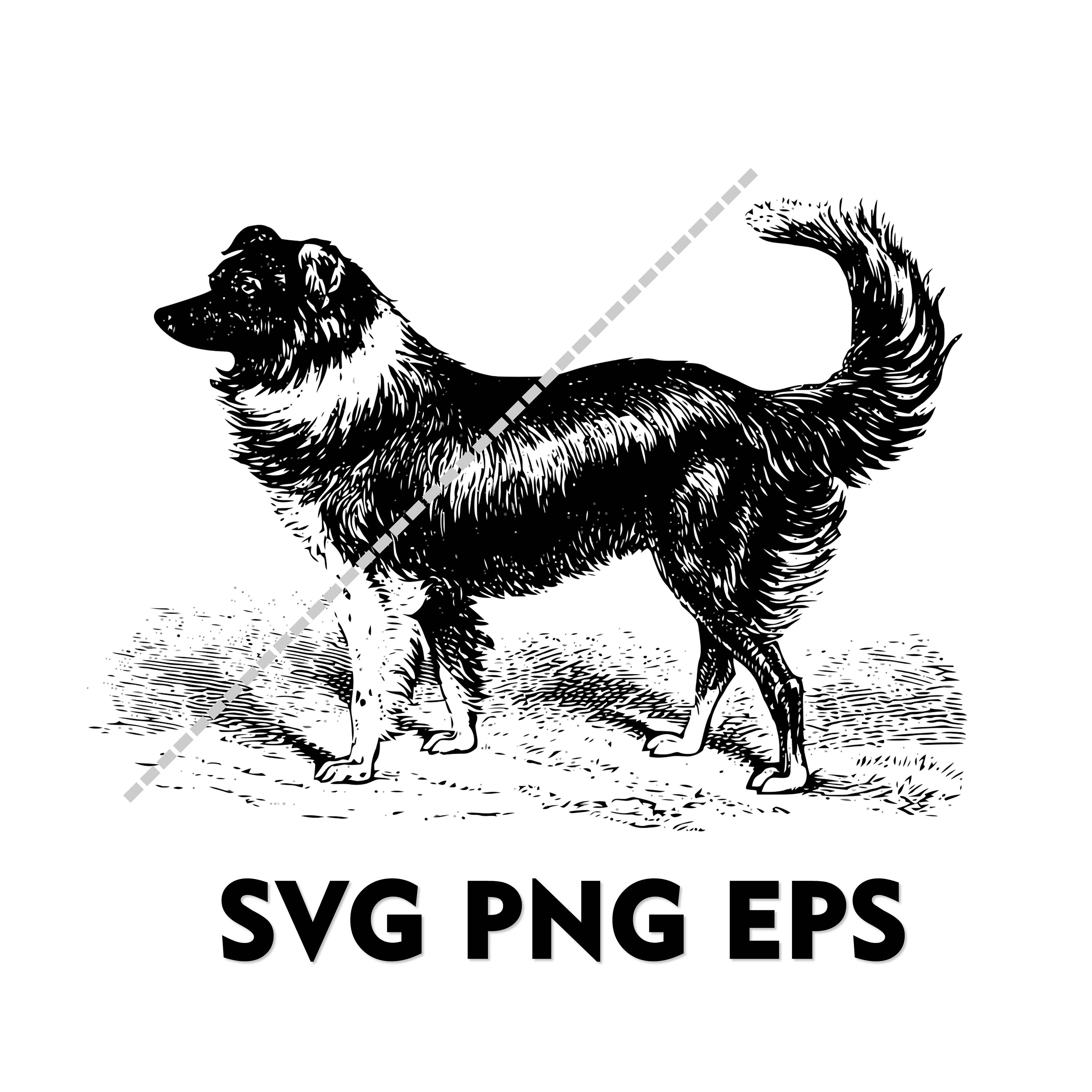 Sheepdog Sheep Dog SVG PNG EPS - Etsy