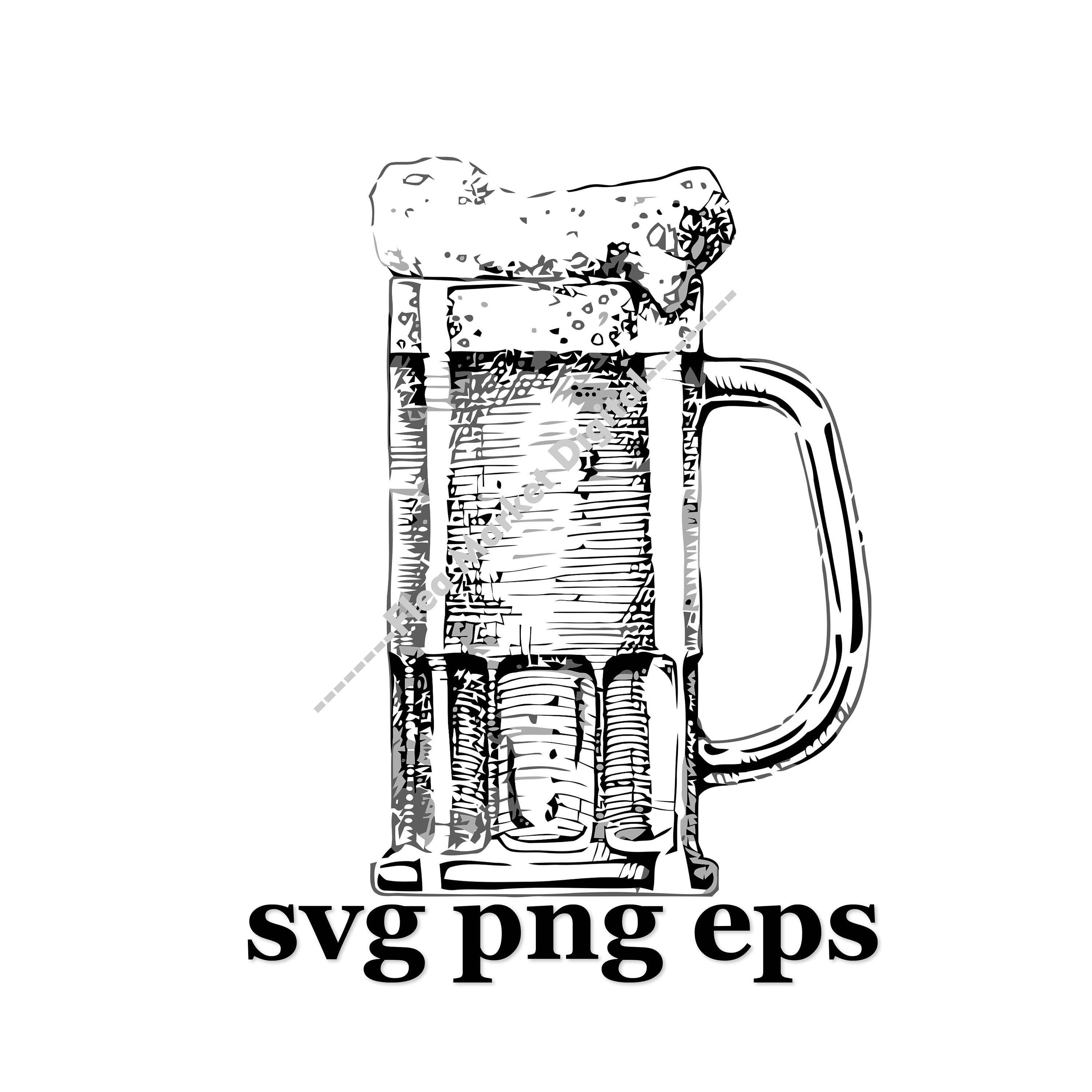 Beer Mug Drawing