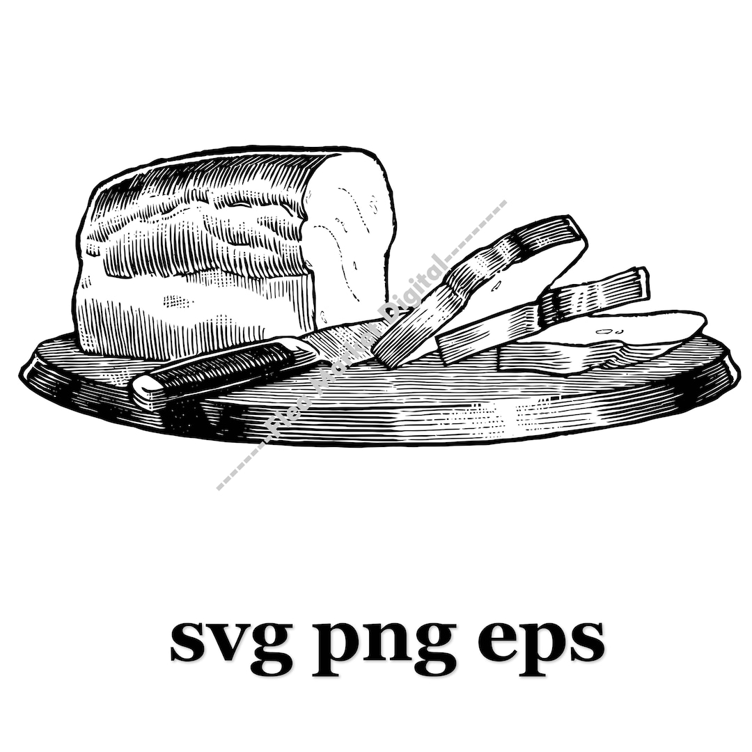 Bread Loaf SVG PNG EPS - Etsy