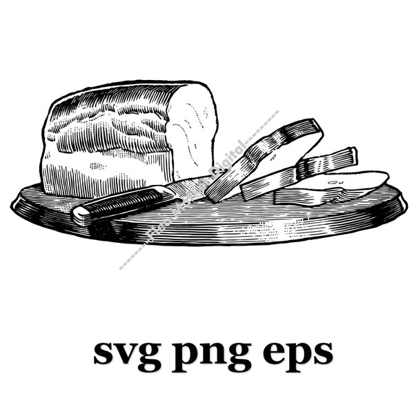 Loaf of Bread Svg - Etsy