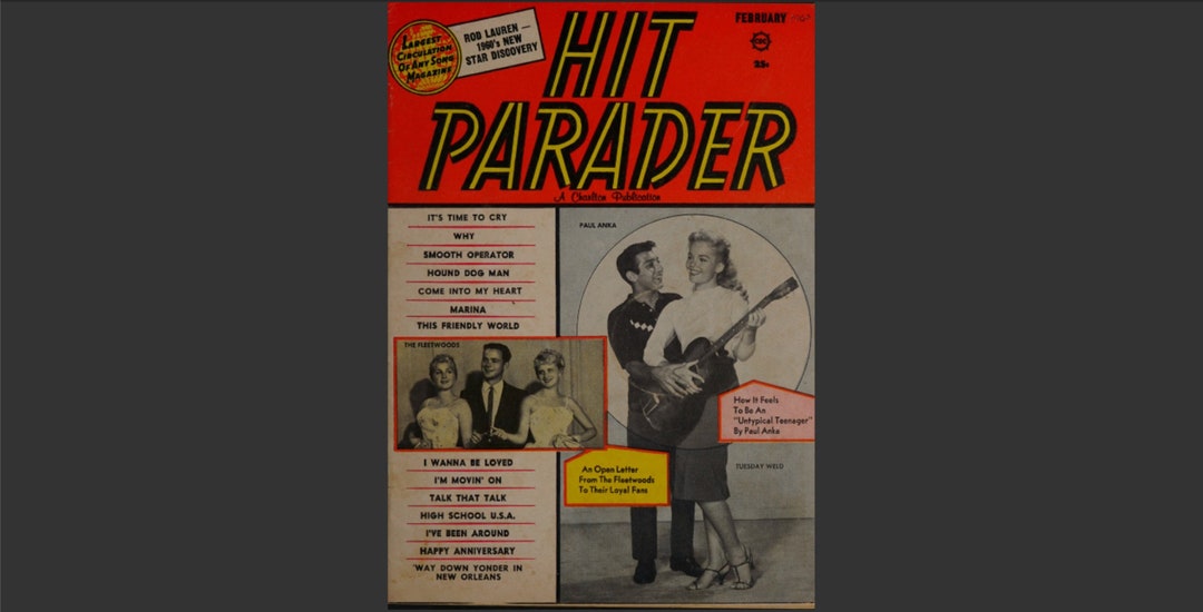 Hit Parader Magazine February 1960 PDF Download - Etsy