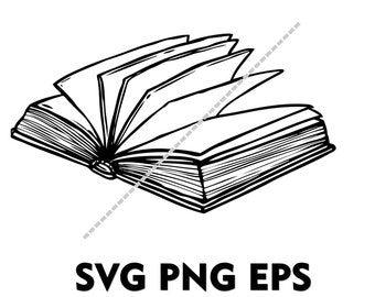 Open Book Svg, Open Books Svg, Open Svg, Book, Books, SVG, Ai, Pdf, Eps ...