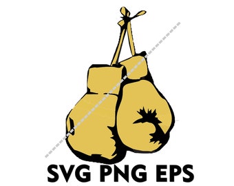 Boxing Gloves SVG, PNG, DXF, Boxing Gloves Clipart, Boxing Svg, Boxing ...