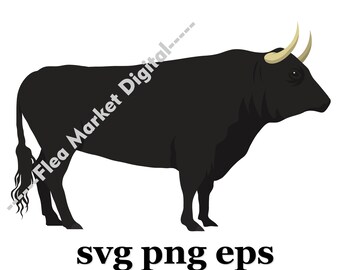 Bulls Fighting SVG Horns Interlocked SVG Butt Heads SVG Cricut ...