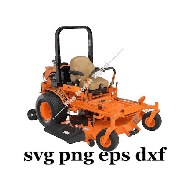 Zero Turn Mower Svg - Etsy
