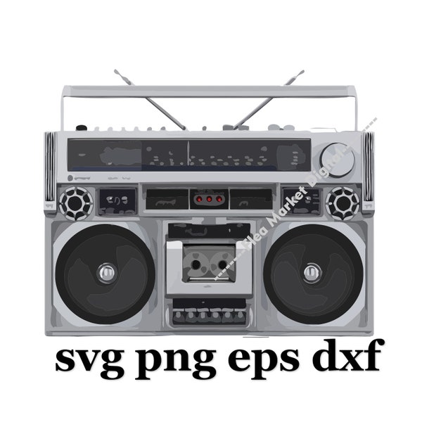 Boombox Svg - Etsy