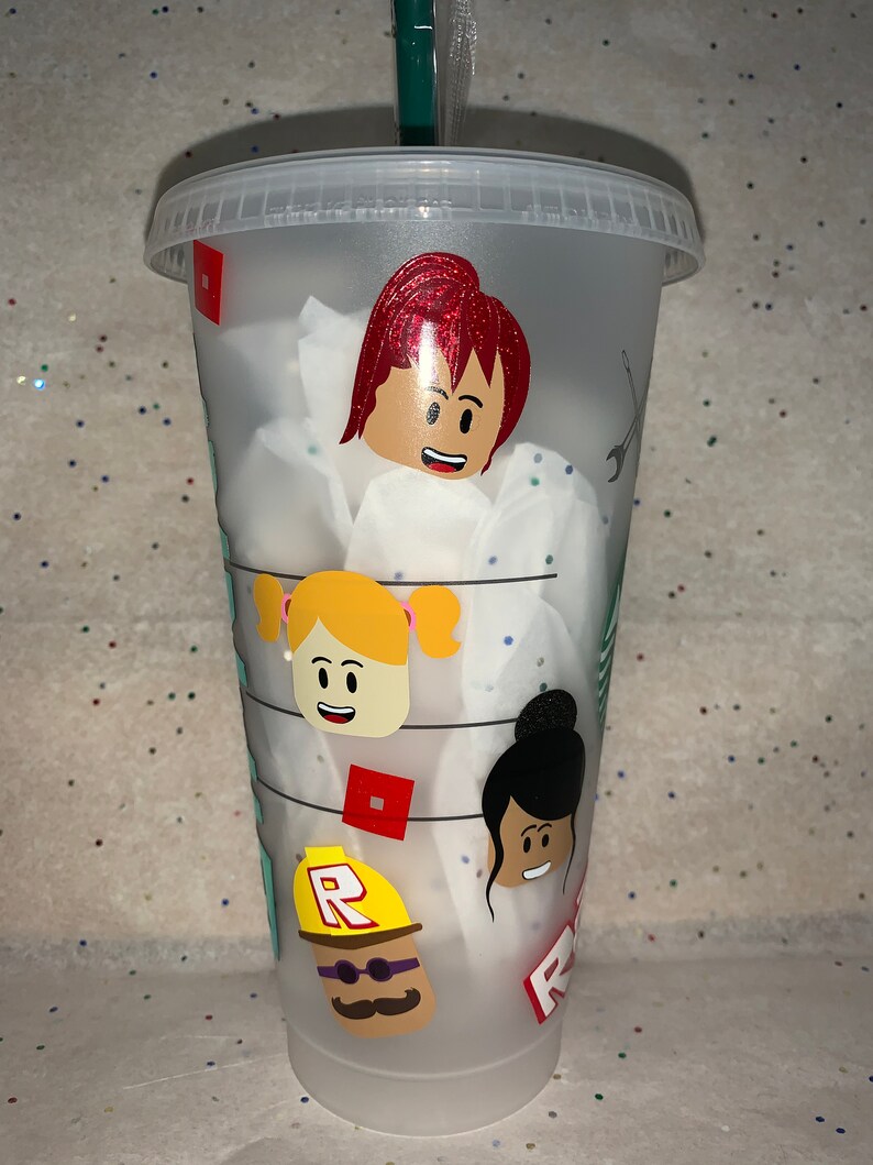 Customized Strbucks Cold Cup R0blox - Etsy