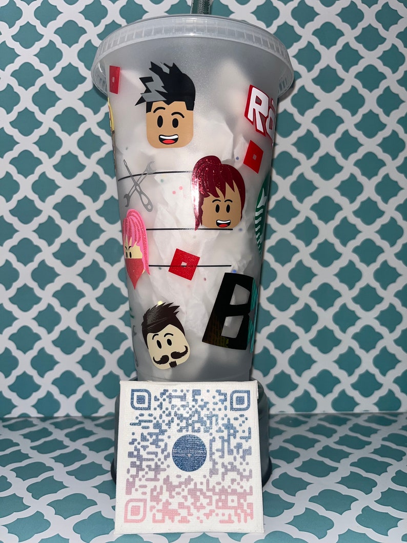 Customized Strbucks Cold Cup R0blox - Etsy