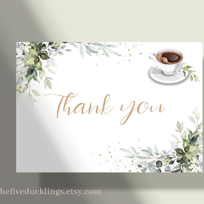 Coffee Thank You - Etsy