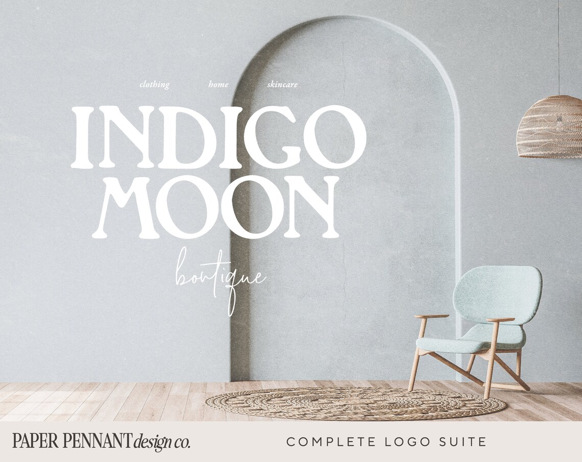 Custom Boho Logo Design Boho Logo Custom Logo Design Professional ...