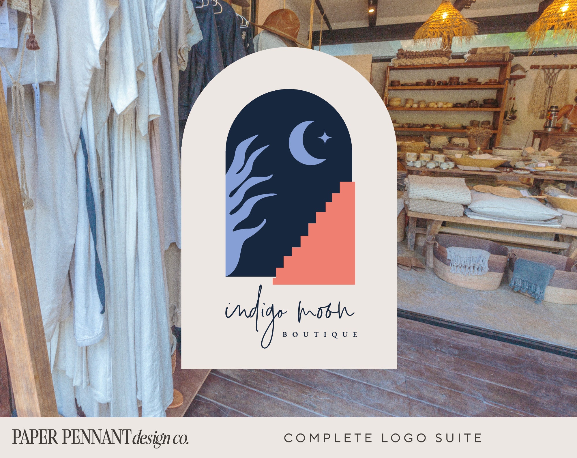 Custom Boho Logo Design Boho Logo Custom Logo Design - Etsy