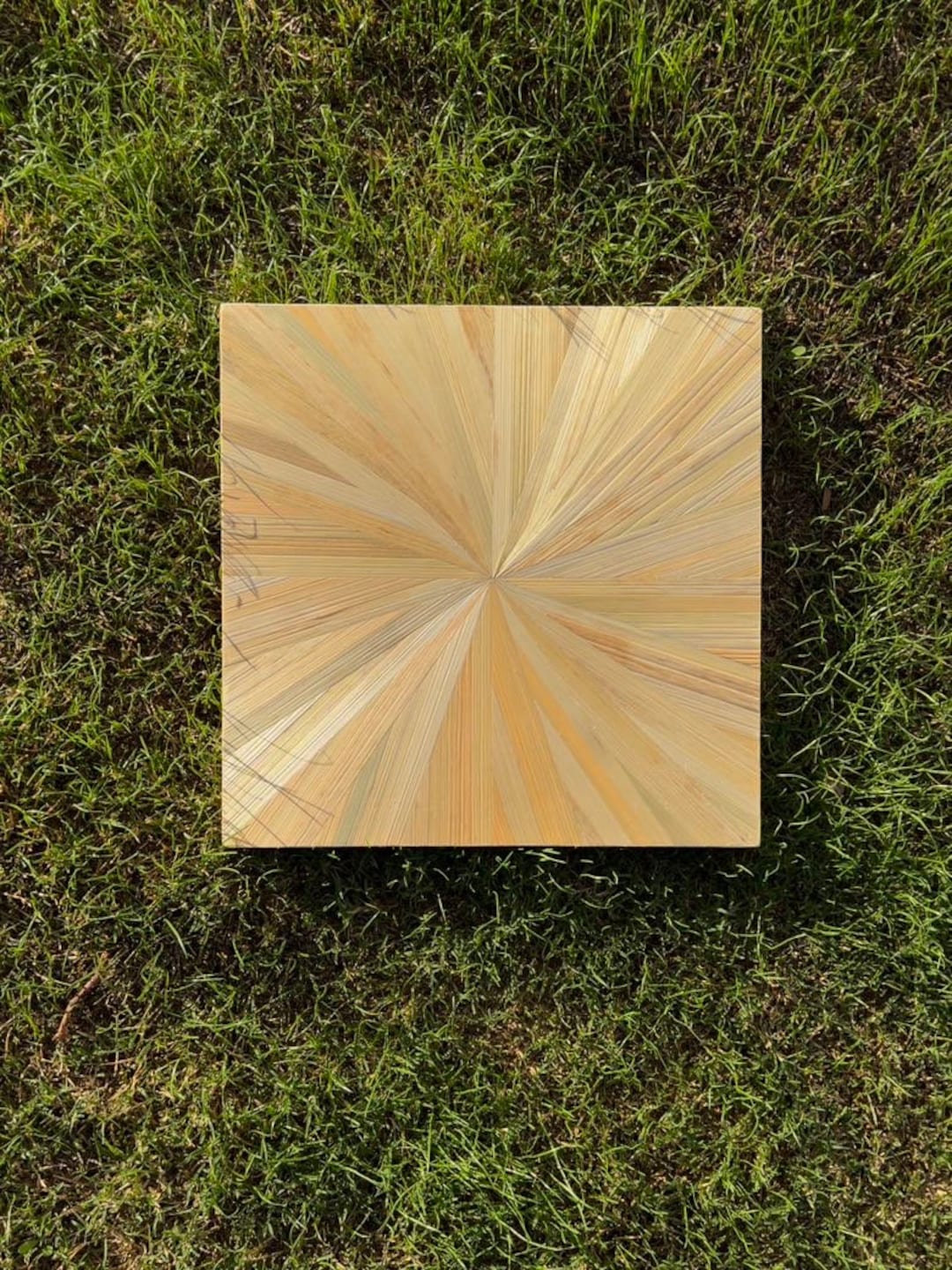 Handmade Straw Wall Decor- Radial - Etsy