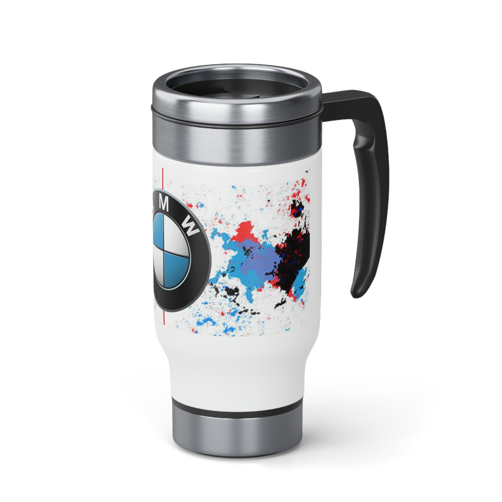 Bmw Stainless Steel Travel Mug With Handle 14oz Bmw Mug Etsy
