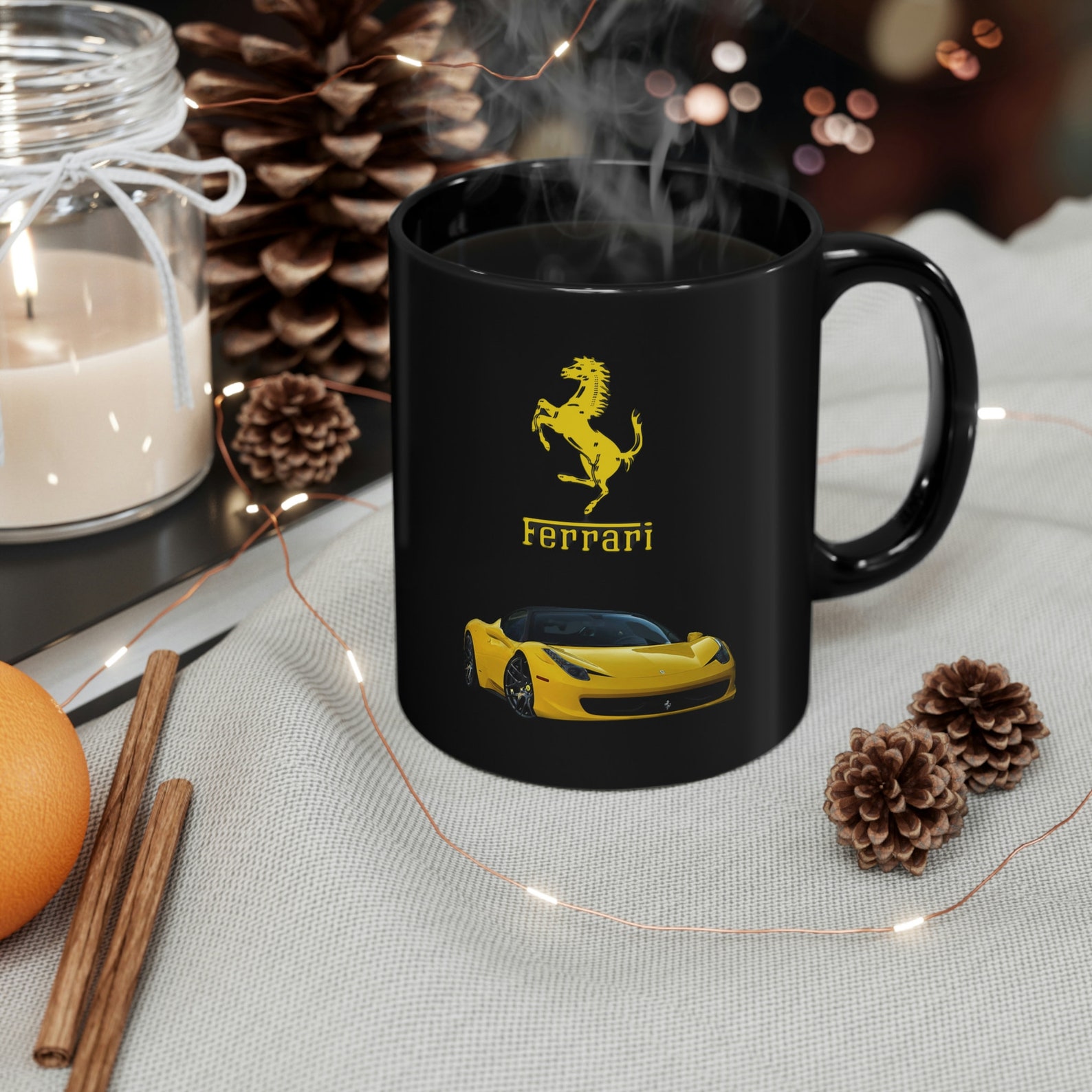 Ferrari Mug Ferrari Lovers Racing Mug Car Lovers Coffee - Etsy
