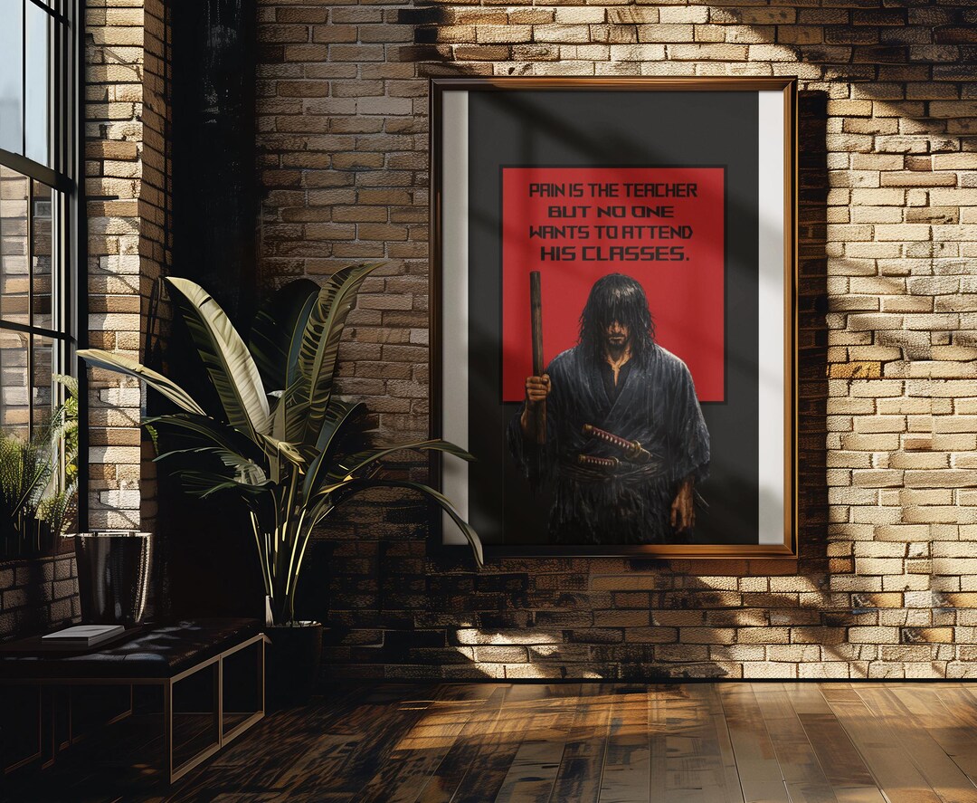 Samurai Warrior Motivational Quote Art Print (digital Download) - Etsy