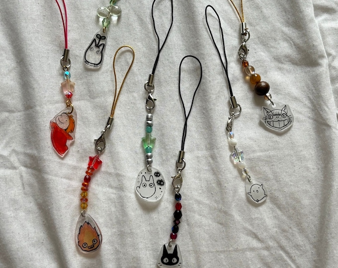 Studio Ghibli Phone Charms Strap Miyazaki Movies - Etsy