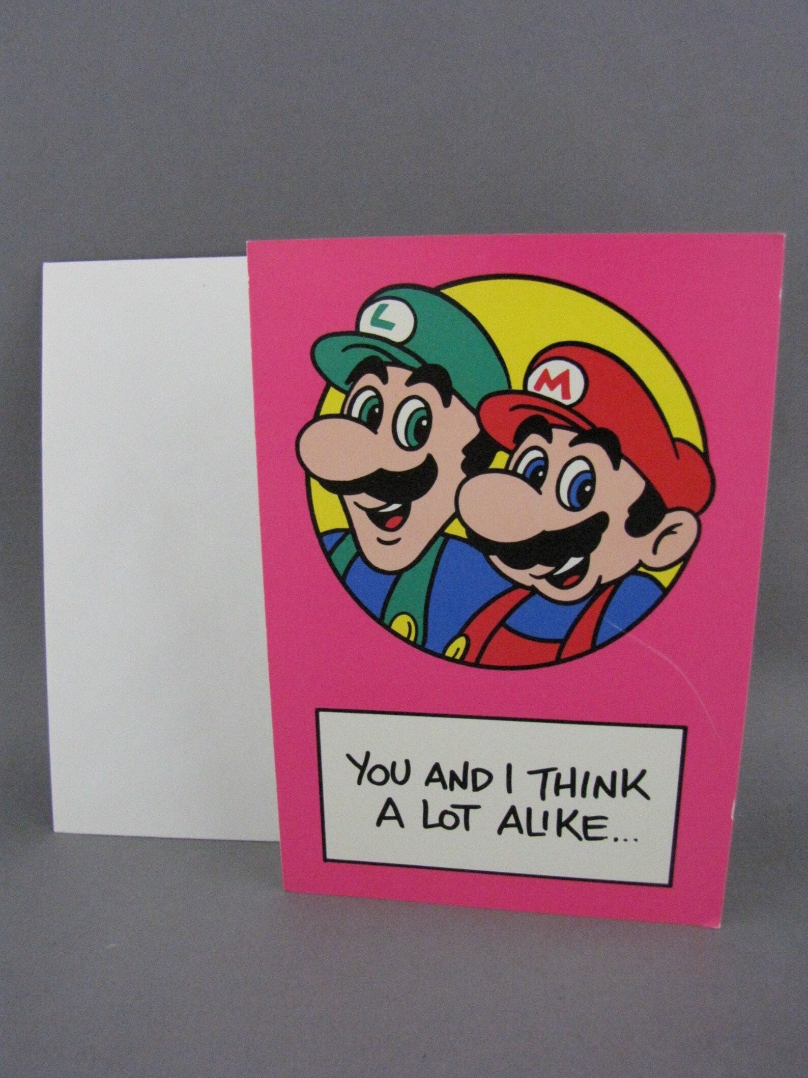 Rare Luigi Mario Brothers Tryclyde Greeting Card Nintendo - Etsy