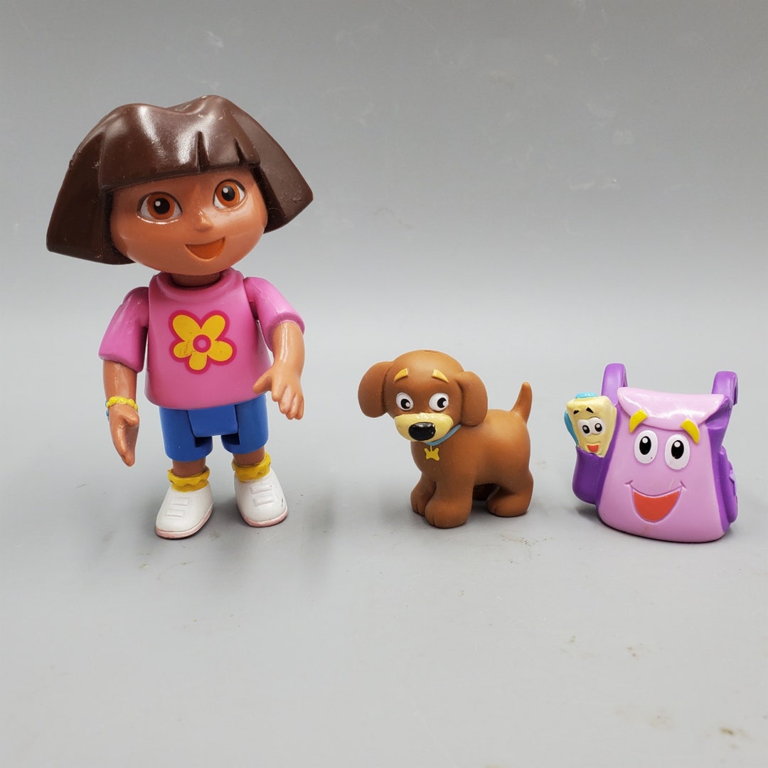 Dora Explorer Pvc Figure Poseable With Backpack Perrito Puppy Dog ...