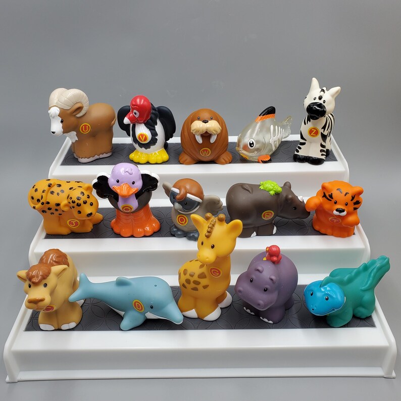 Fisher Price Little People ABC Alphabet Learning Zoo Animals Lot of 15 ...